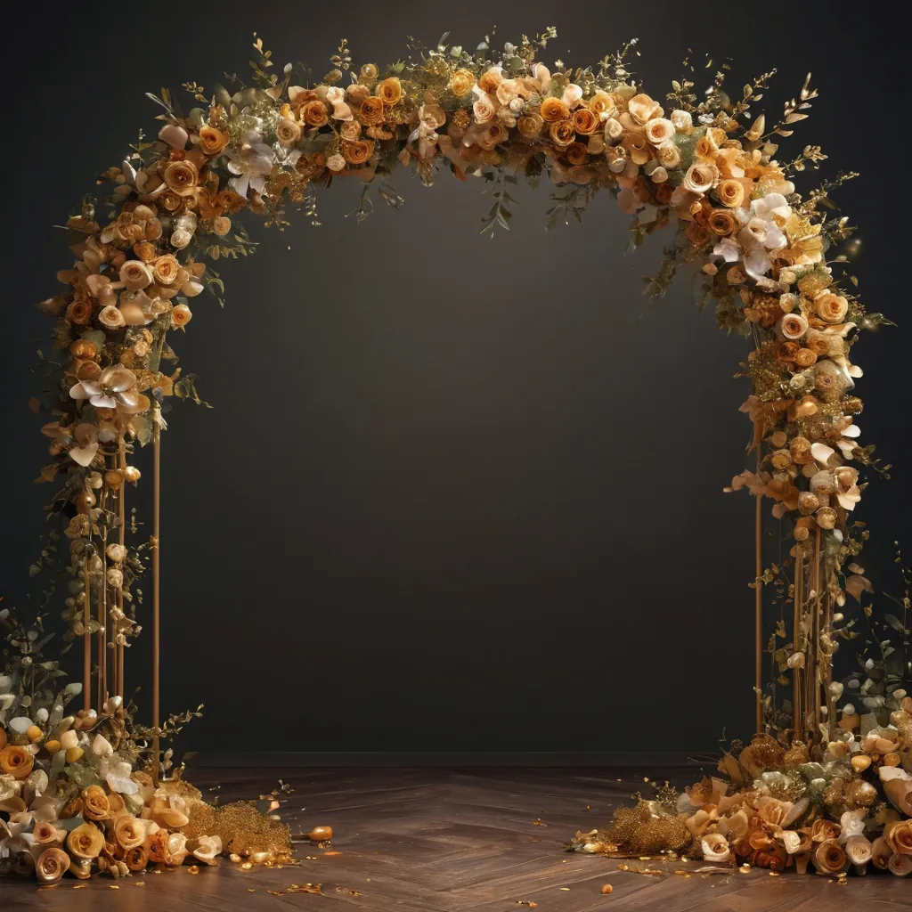 The Gold Wedding Arch Frame: Elegance and Symbolism