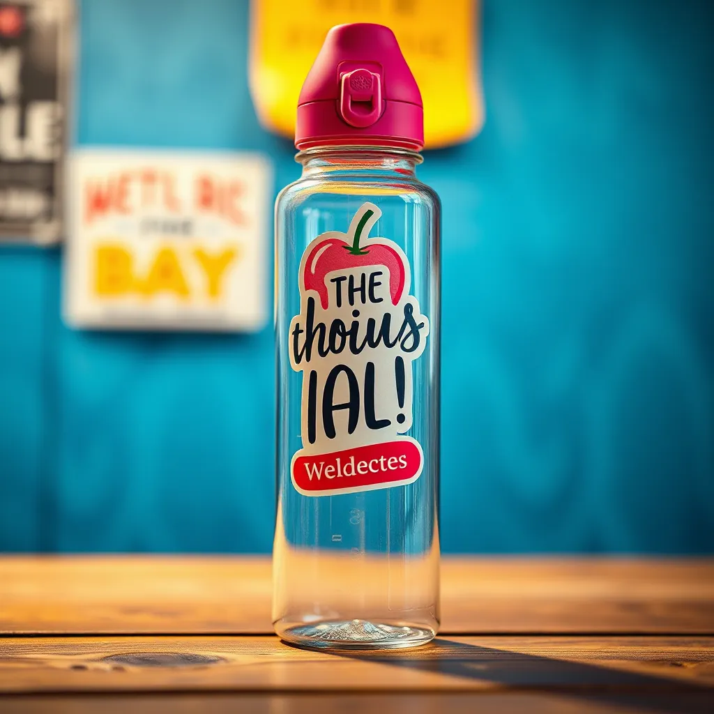 Motivational Stickers for Water Bottles: Stylish Inspiration